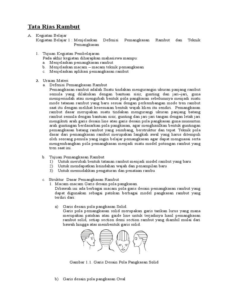 Tata Rias Rambut | PDF