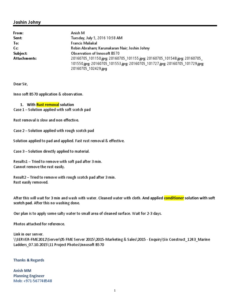 Inno Soft B570 SS Cleaning | PDF