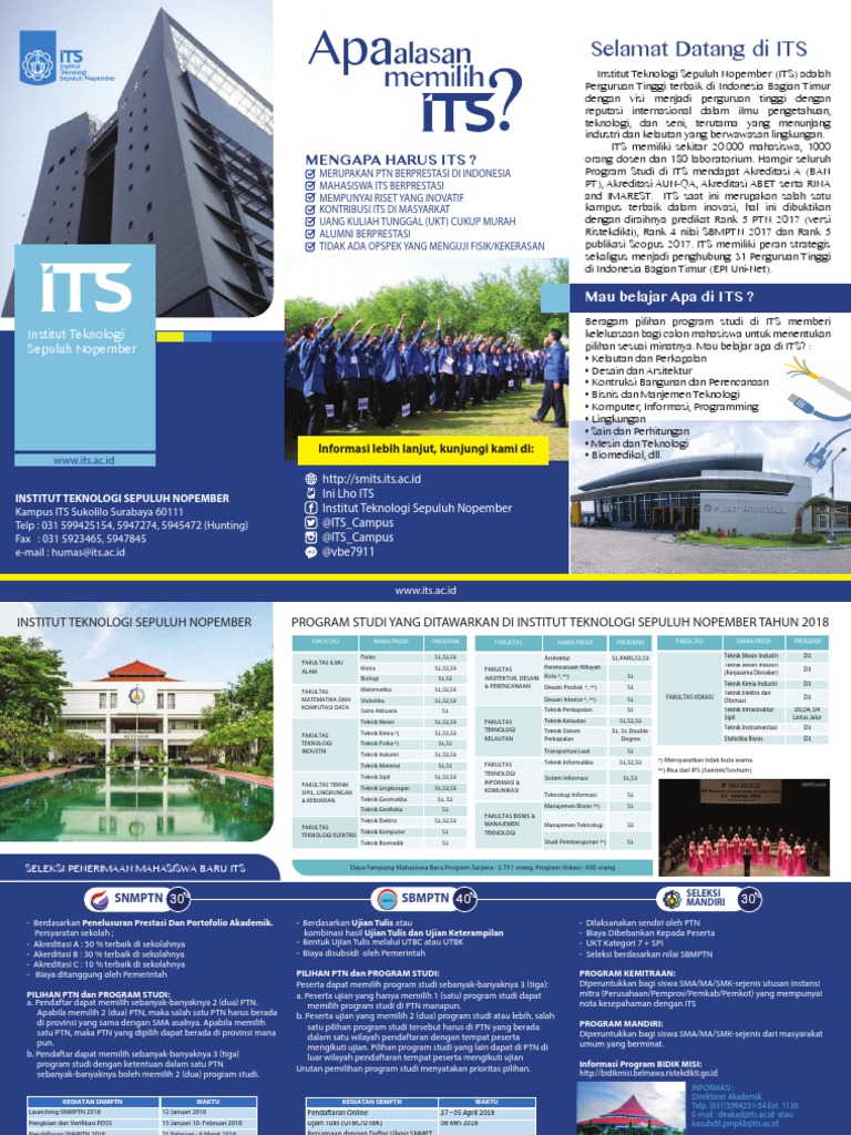 Brosur Promosi ITS - Edited Reduced | PDF