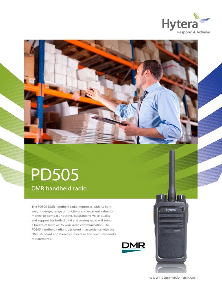 Hytera-PD505.pdf | Radio | Decibel
