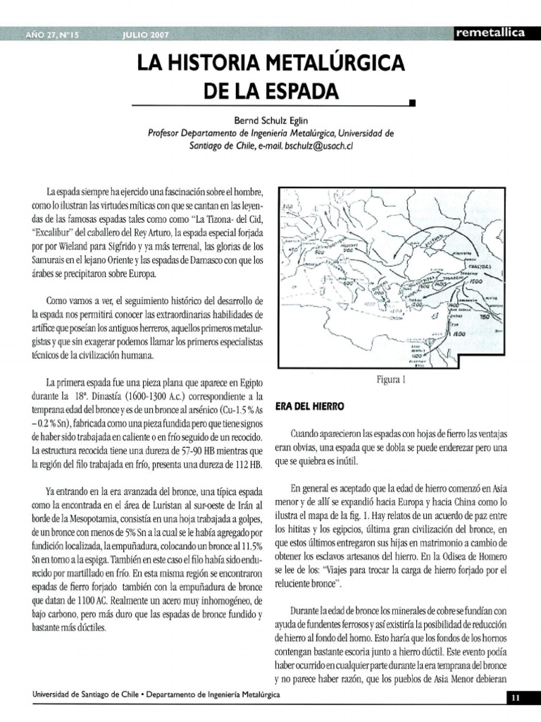 2 - La Historia Metalurgica de La Espada - Bernd Schulz | PDF