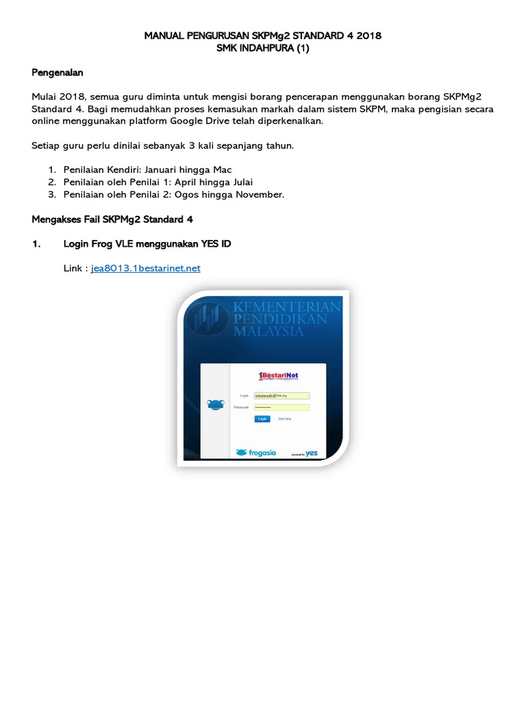 Manual Pengurusan Skpmg2 Standard 4 2018 | PDF