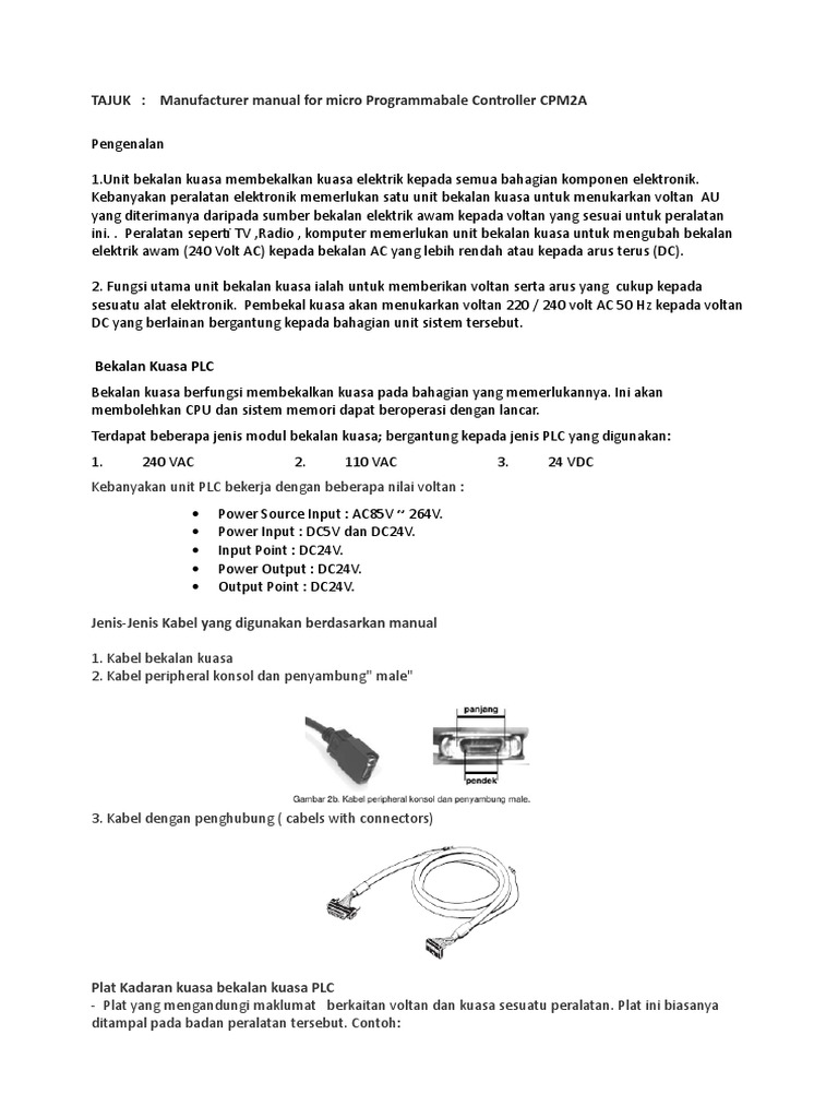 Pengenalan PLC | PDF