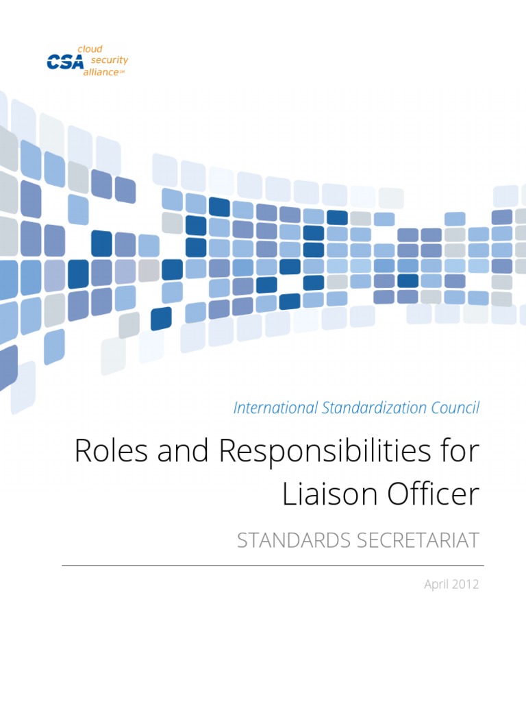 ISC Liaison Office Role Responsibilities PDF | PDF | Intellectual ...