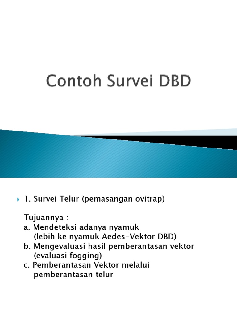 Contoh Survei DBD | PDF