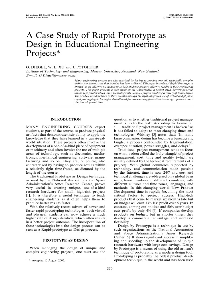 A Case Study of Rapid Prototype As Design in Educational Engineering ...