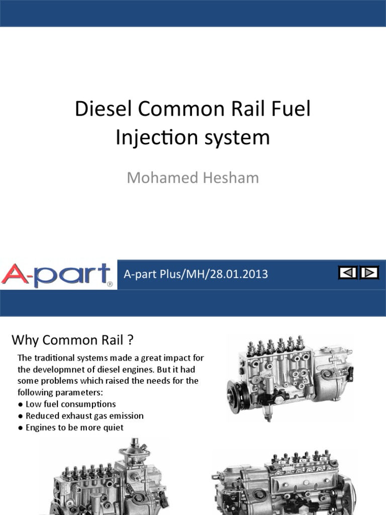 Diesel Common Rail Fuel System Guide | PDF | Fuel Injection | Diesel Engine