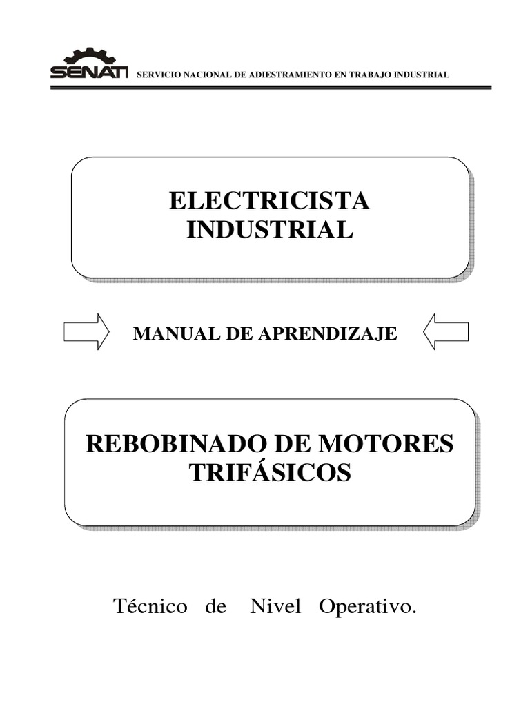 Rewinding of Three-Phase Motors: Technical Manual for Rewinding Three ...