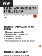 Grade 11 - Conative, Informative at Labeling Na Gamit NG Wika | PDF