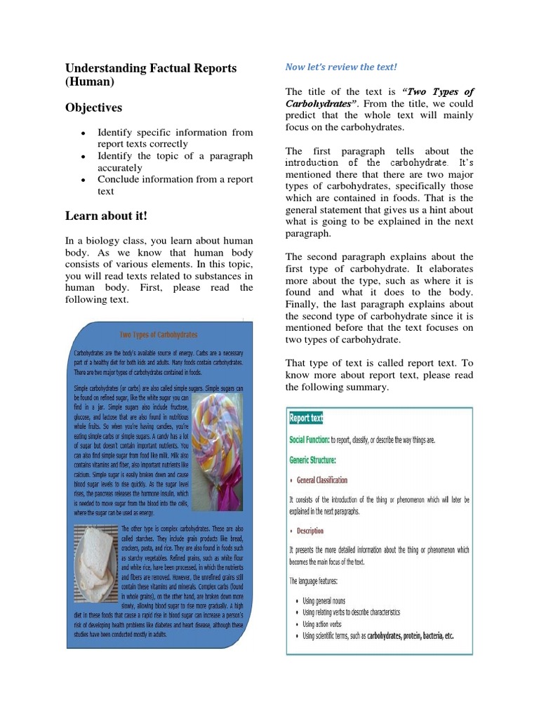 Understanding Factual Reports (Human) | PDF | Cholesterol | Immune System