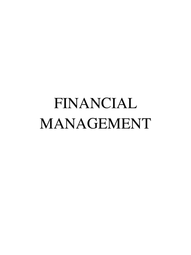Financial Management Assignment | PDF | Income Statement | Investing