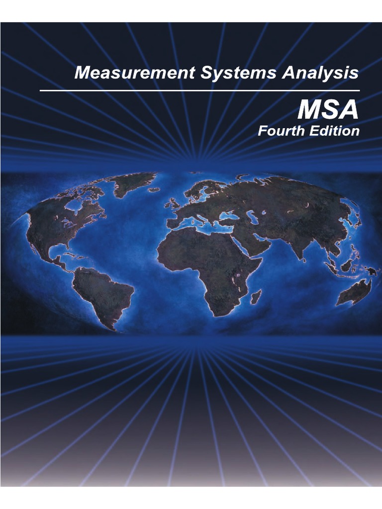 MSA Reference Manual 4th Edition | PDF | Analysis Of Variance | Statistics