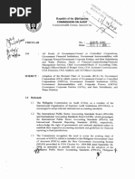 Coa Circular No. 2024 - 001 - 0001 | PDF