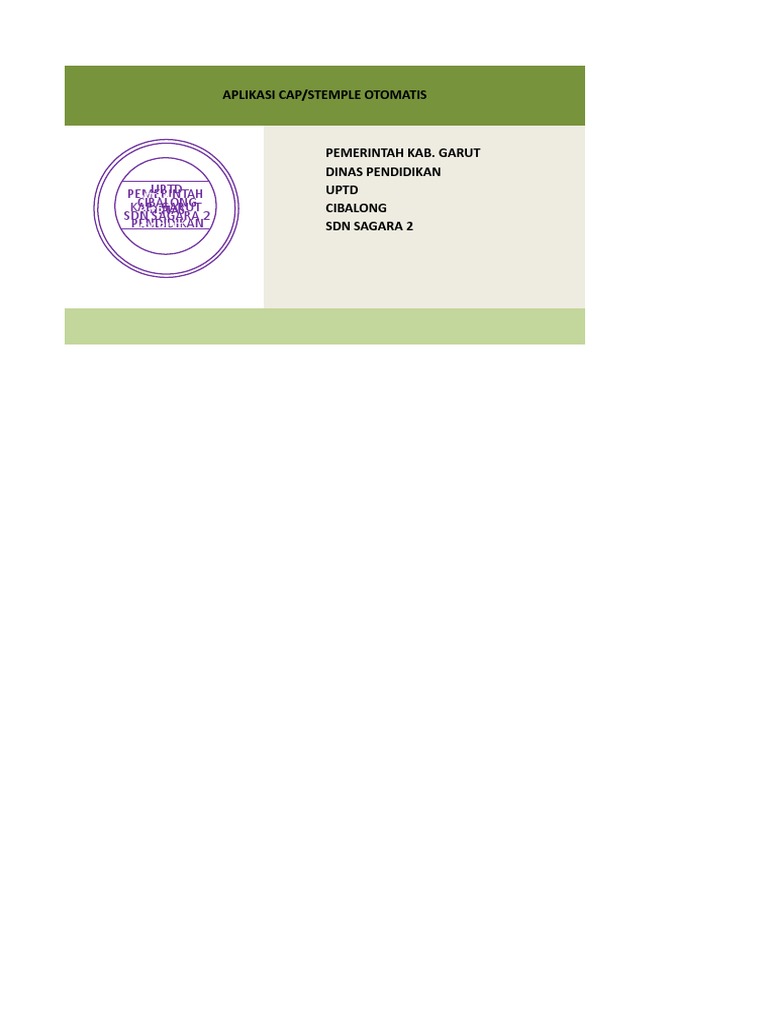 Cap-Stempel Otomatis | PDF | Bisnis | Komputer