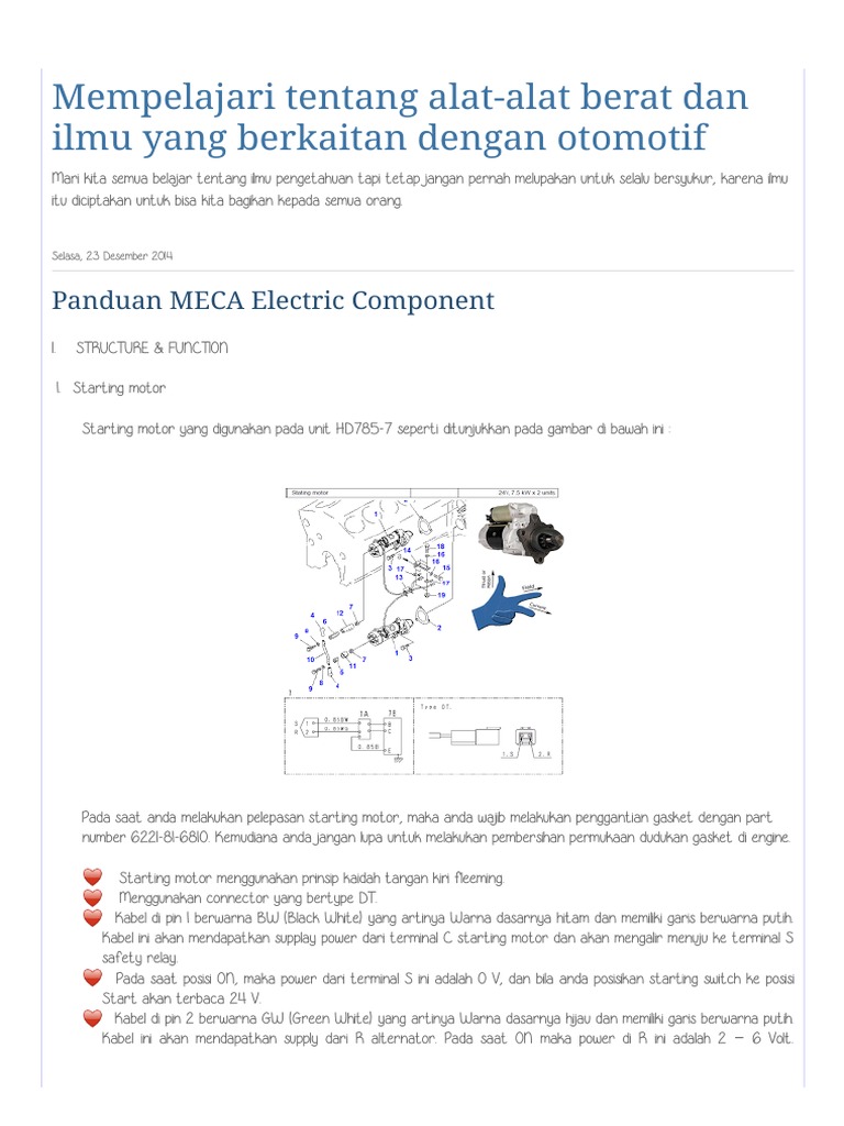 Panduan MECA Electric Component | PDF | Teknologi & Rekayasa