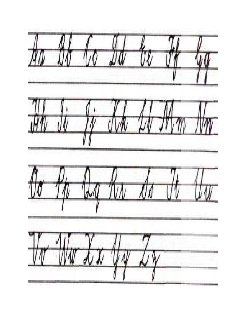 Tulisan Berangkai | PDF