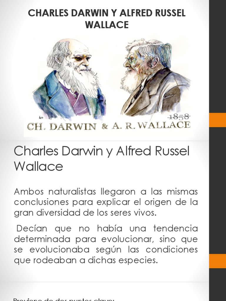 Charles Darwin y Alfred Russel Wallace | Seleccion natural | Alfred ...