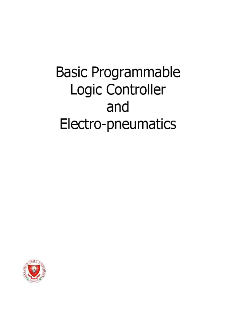 Basic Programmable Logic Controller and Electro-Pneumatics | Download ...
