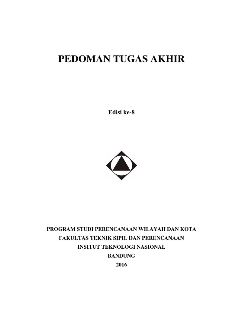 Pedoman Tugas Akhir | PDF