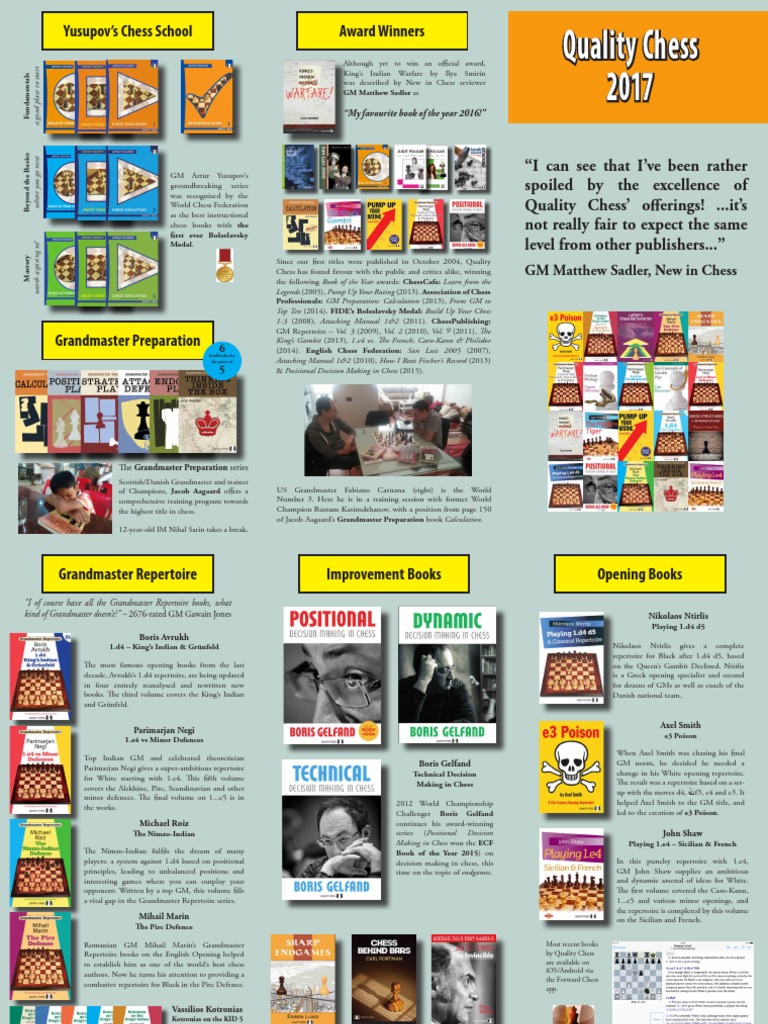 2017 QualityChess Catalog | PDF | Chess Openings | Chess Theory