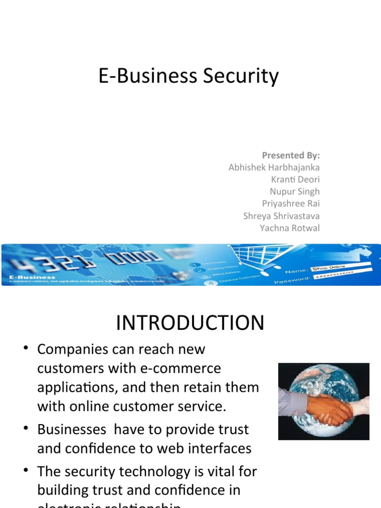 E-Business Security Essentials | PDF | Pay Pal | Electronic Business