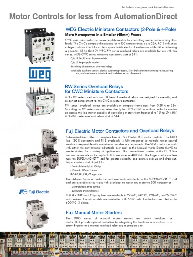 Contactor Starter Relay PDF | PDF | Relay | Mains Electricity