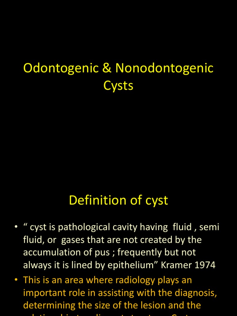 Cysts | PDF | Tooth | Mouth