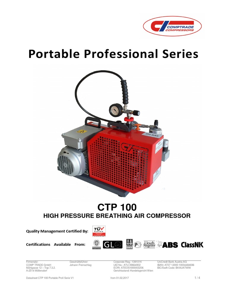 02E CTP 100 Portable Profi Serie V1 | PDF | Mechanical Engineering ...