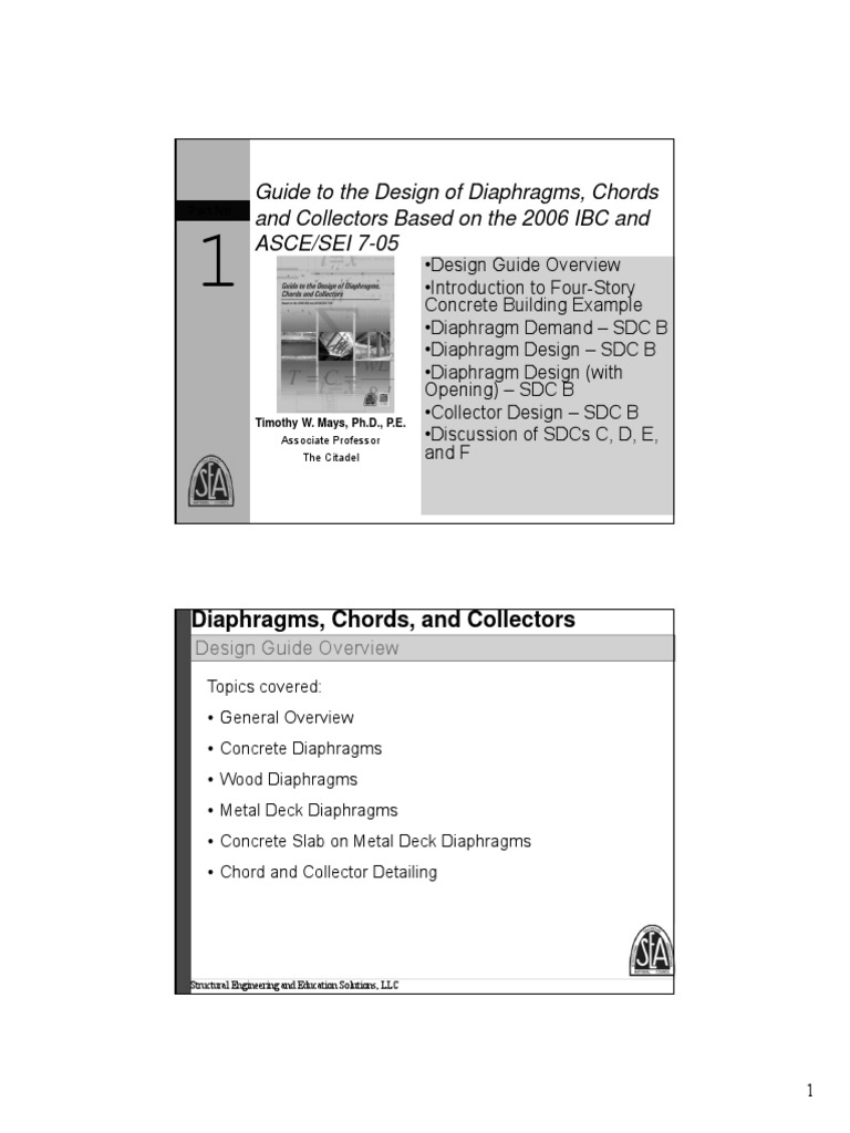 Diaphragm Design Guide for Engineers | PDF | Truss | Beam (Structure)
