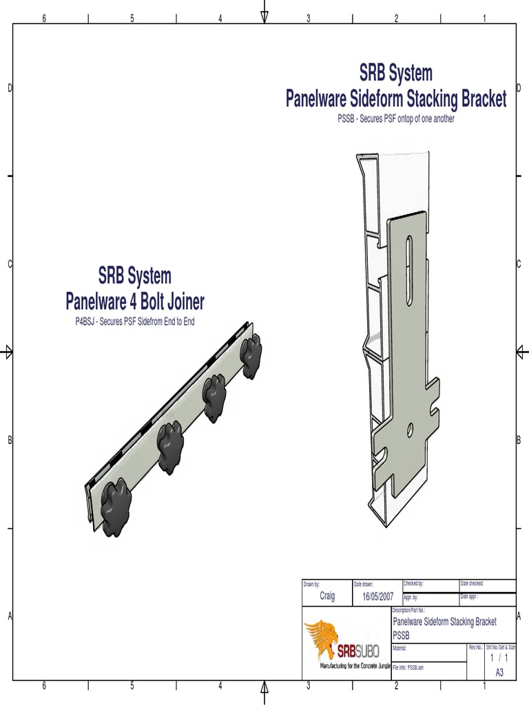 SRB PanelwareBracket System | PDF