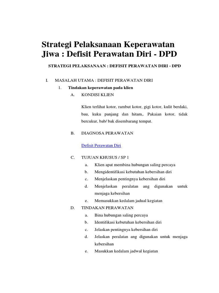 SP Jiwa DPD | PDF