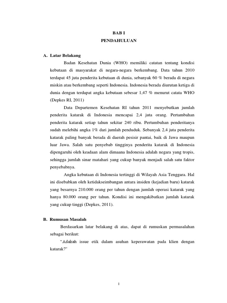 Makalah Katarak | PDF