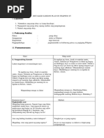Lesson Plan in Pandiwa | PDF