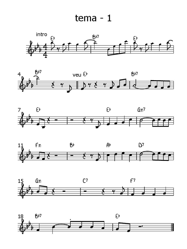 Partitura 1 | PDF