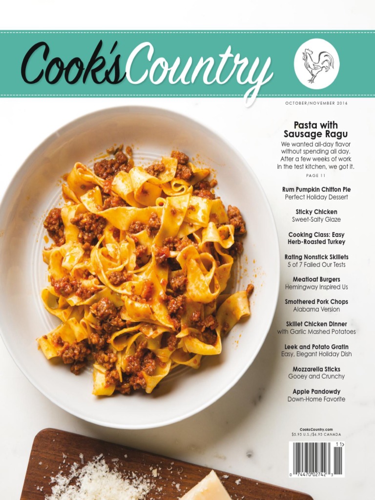 Cook S Country - October-November 2016 | PDF | Roasting | Cookware And ...