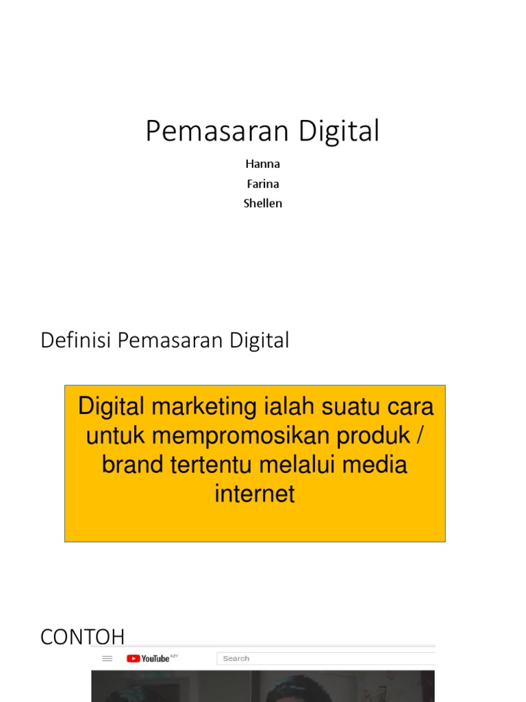 Pemasaran Digital | PDF
