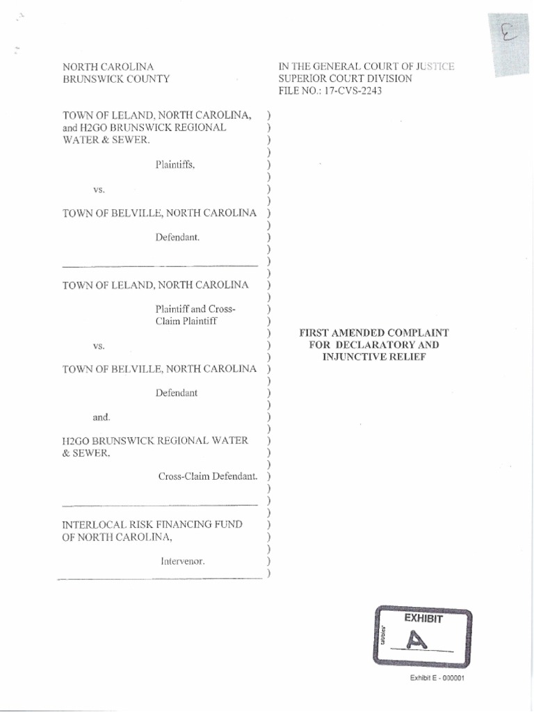 First Amended Complaint | PDF