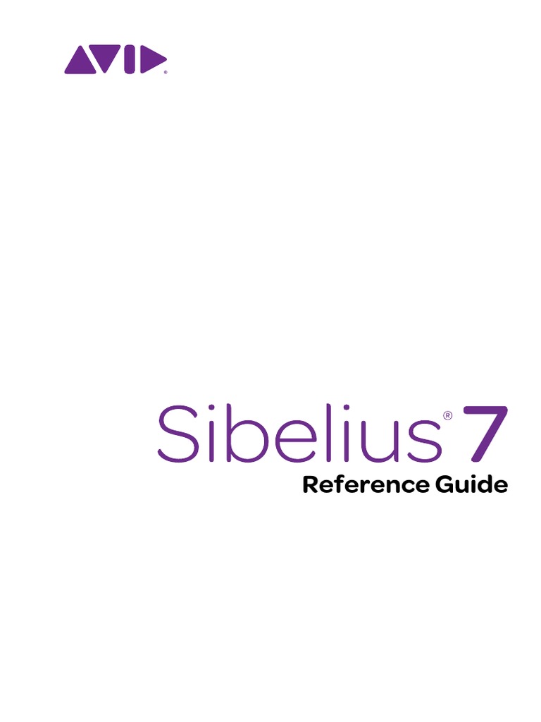 Sibelius Handbook | PDF | Control Key | Computer Keyboard