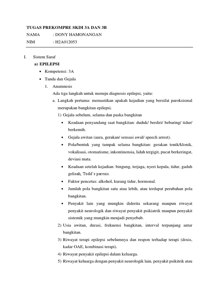 Skdi 3a Dan 3b | PDF | Kesehatan Holistik | Sains & Matematika
