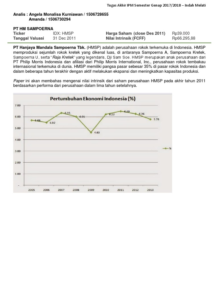 Paper Akhir IPM | PDF