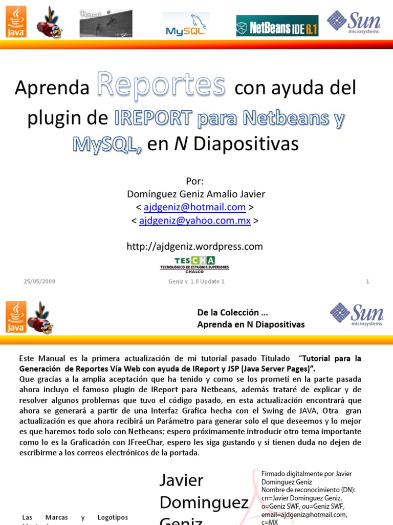 Aprendareportes Ireport Java | PDF