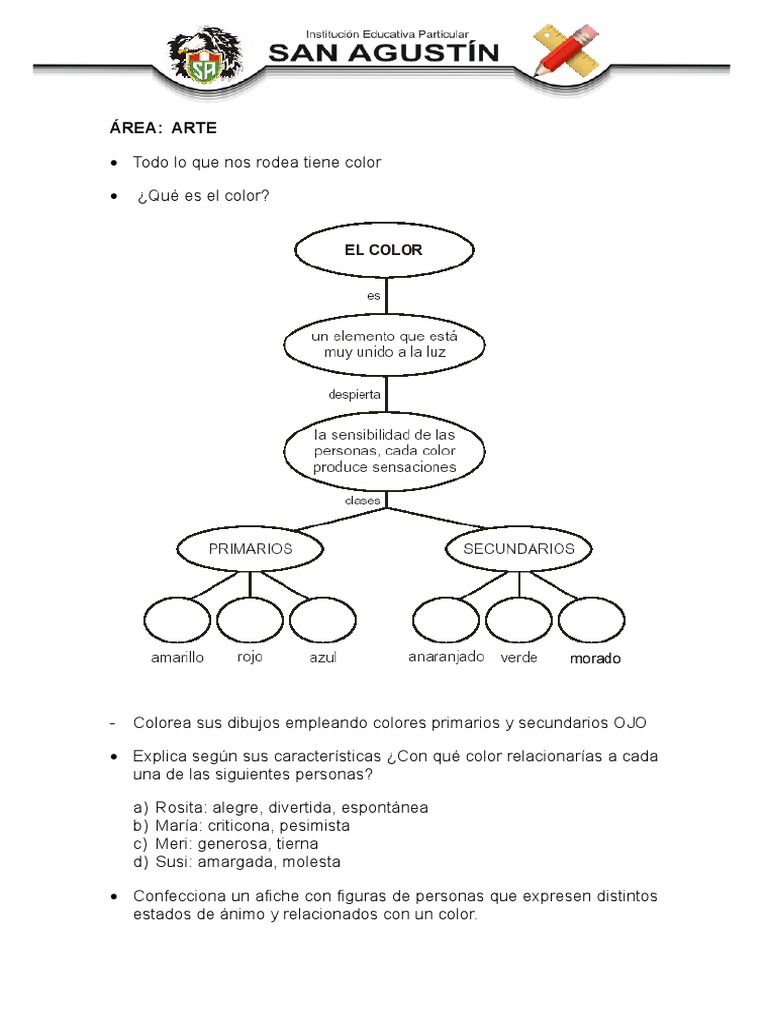 Actividades de Color para Niños | PDF | Rojo | Blanco
