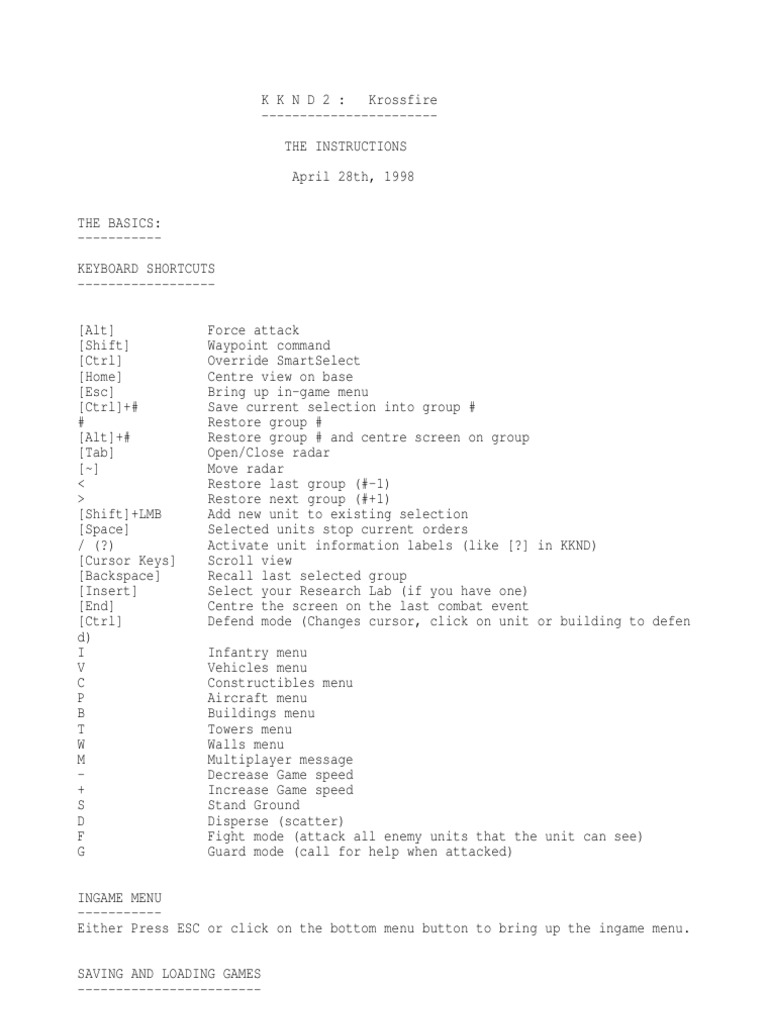 Readme | PDF | Computer Keyboard | Infantry