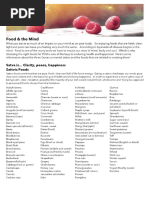 Sattvic, Rajasic, and Tamasic Food List | PDF | Foods | Food And Drink ...