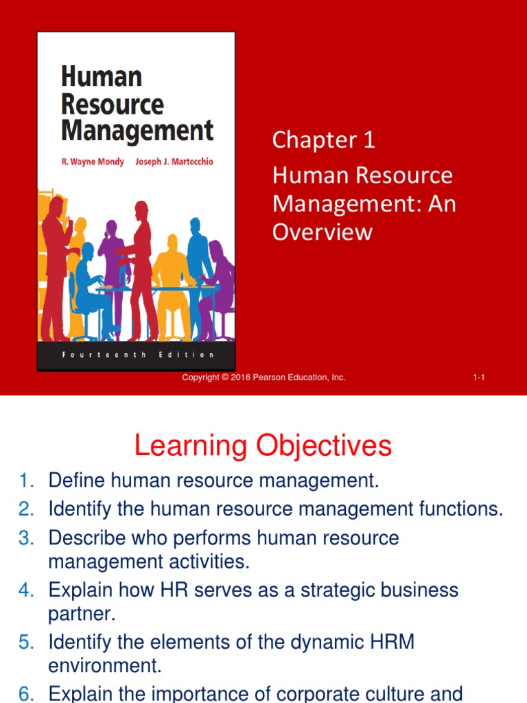 Mondy HRM14E Inppt Ch01 | PDF | Human Resource Management | Employment