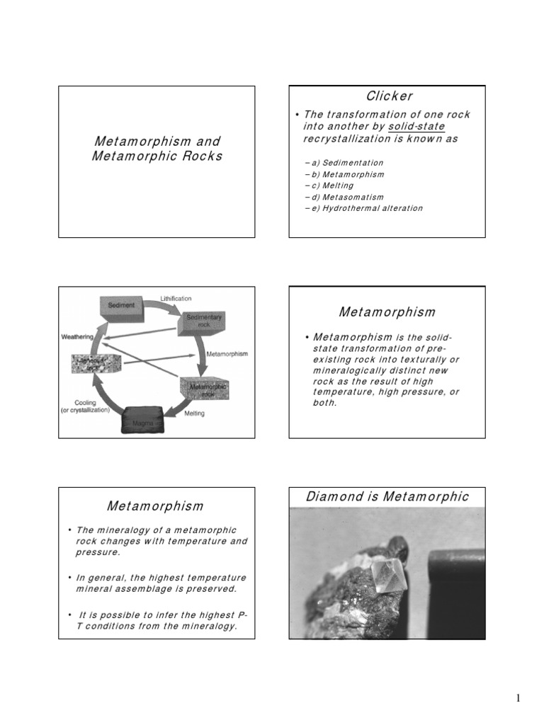 06 Metamorph S | PDF | Rock (Geology) | Earth Sciences