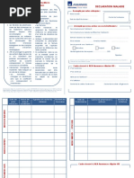 Déclaration Maladie AXA | PDF | Assurance | Médecine
