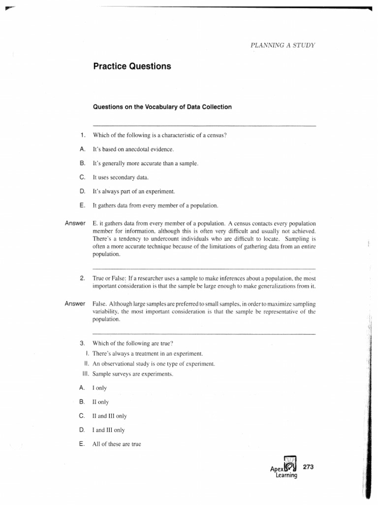 CH 5 Practice Test Questions | PDF
