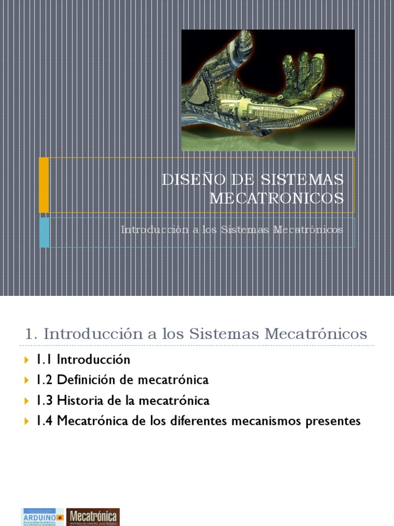 Diseño De Sistemas Mecatronicos Pdf Mecatrónica Ingeniería De