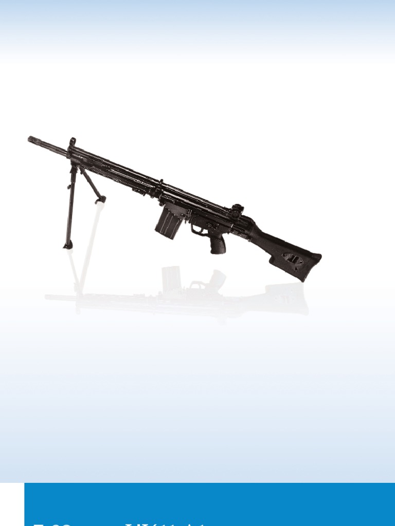 7.62 MM HK11 A1 Light Machine Gun | Gun Barrel | Machine Gun